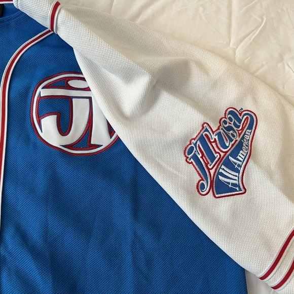JT | Shirts | Vintage 77 Jt Usa All American Paintball Jersey Red White ...
